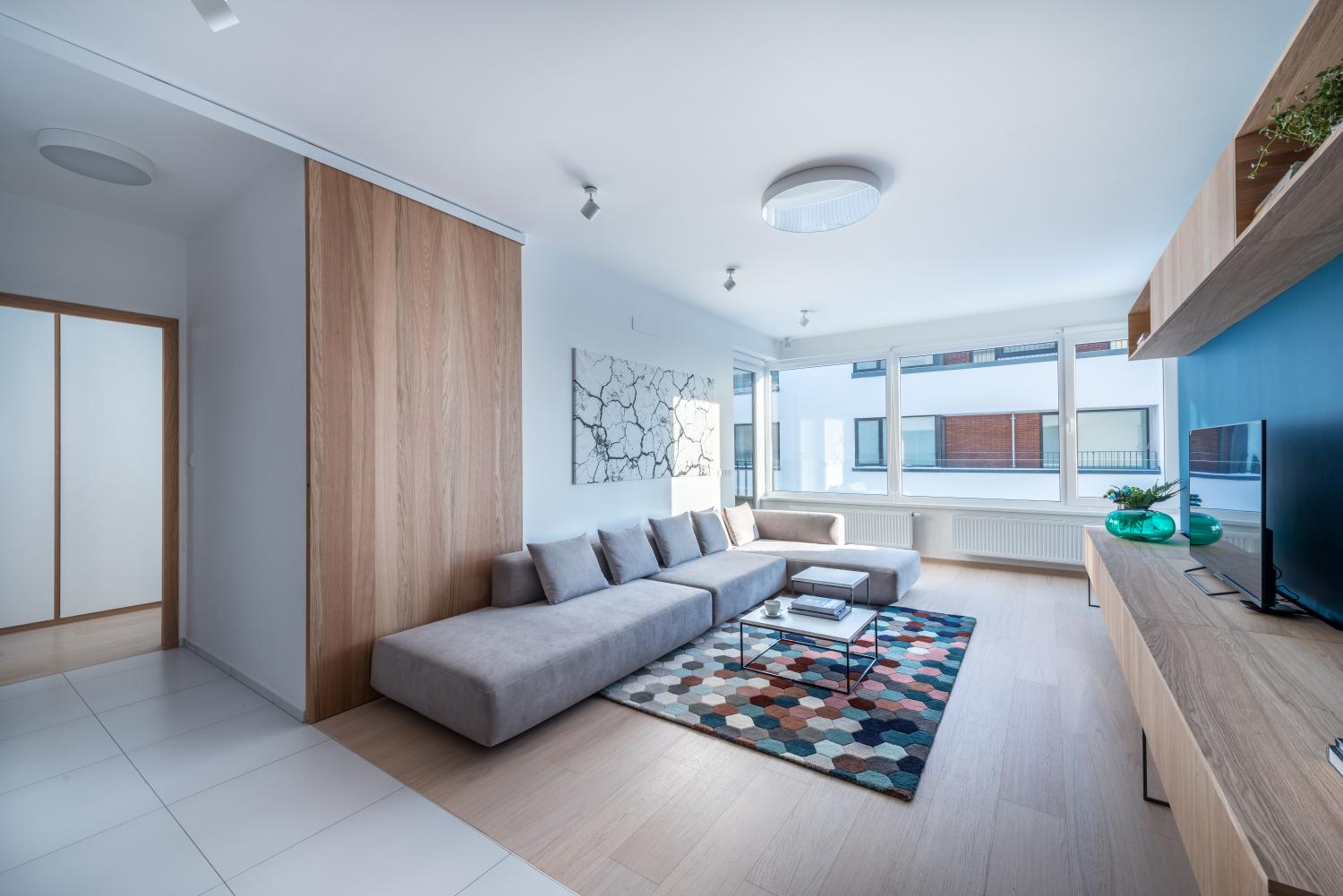 Interior design of a two-bedroom apartment, Bratislava, | RULES architects